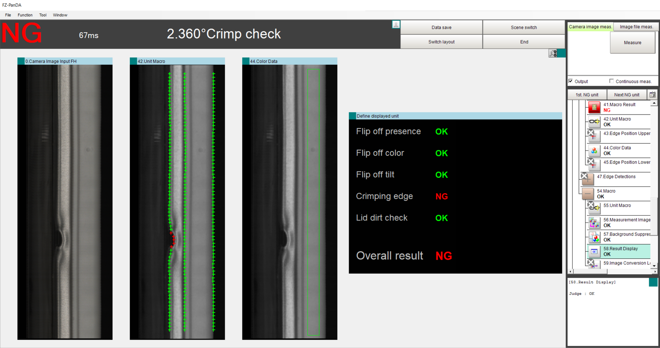 360 degree VIAL aluminum lid crimp testing – Visuelle Technik GmbH